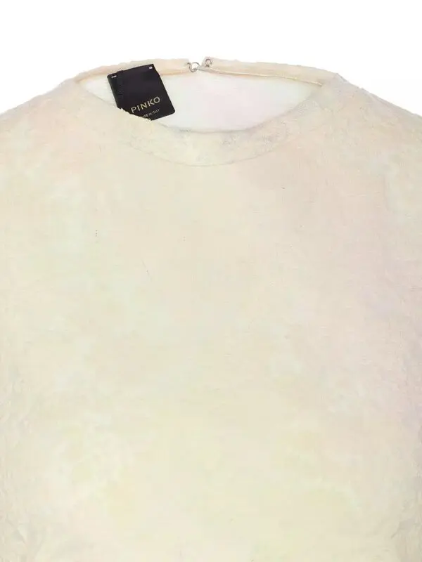 Pinko Marinara Zip Crew-neck Top