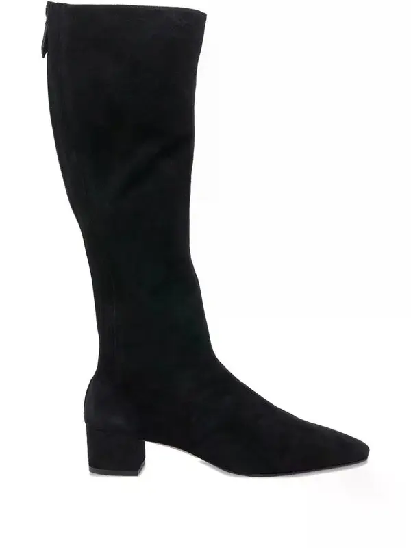 AQUAZZURA 35mm Pointed Toe Zip Boots