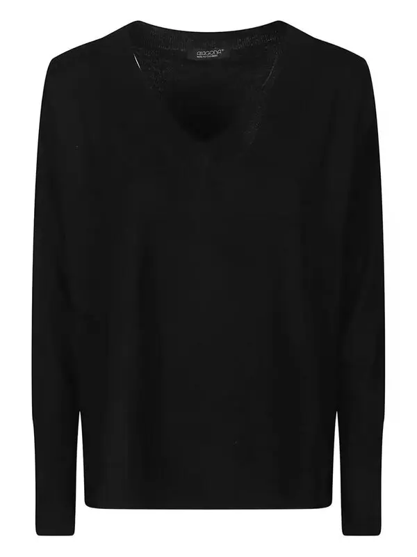 ARAGONA V-neck Long Sleeve Sweater