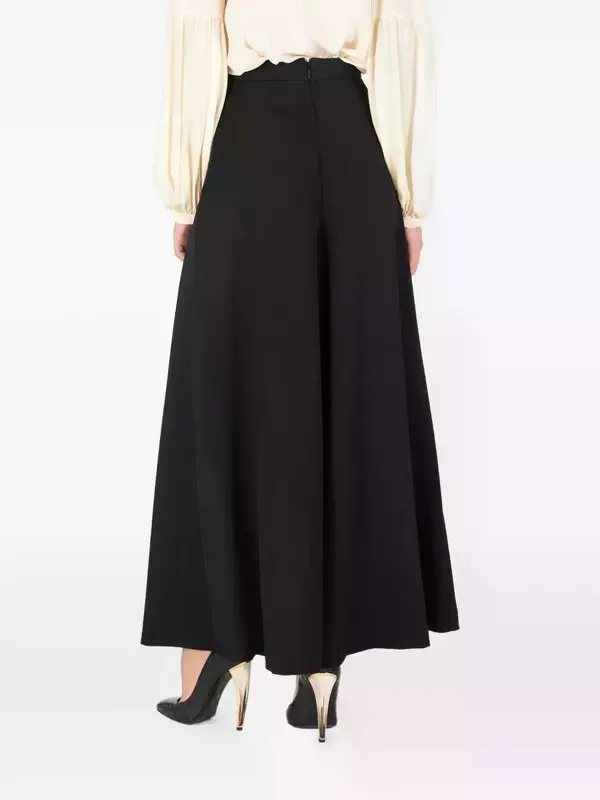 Roberto Cavalli Wool Palazzo Trousers