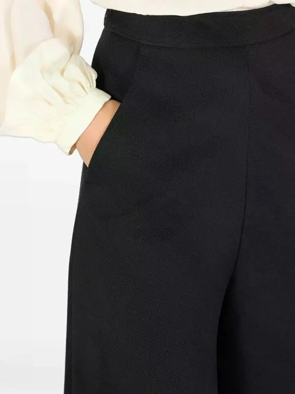 Roberto Cavalli Wool Palazzo Trousers
