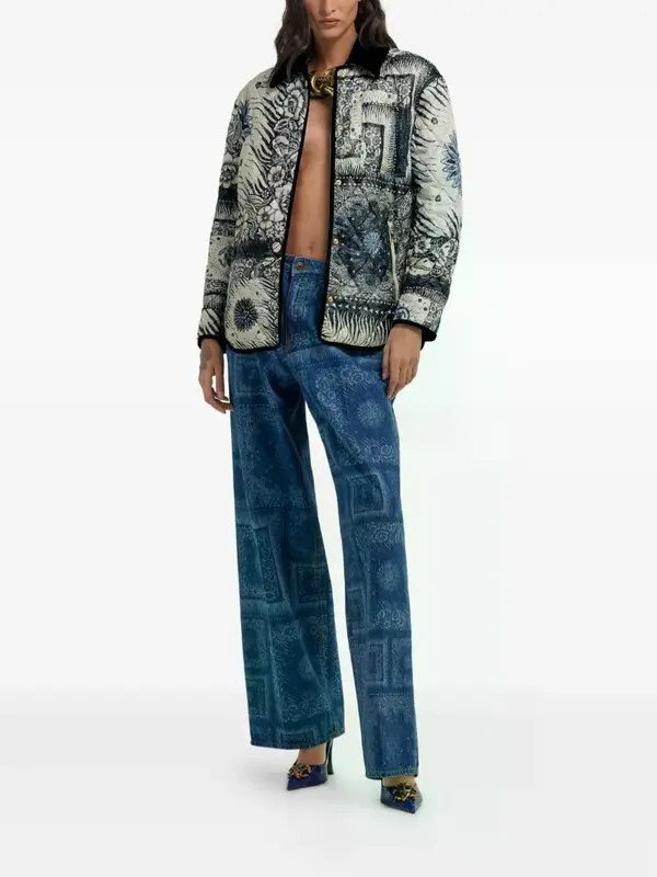Roberto Cavalli Bandana-print Jacket