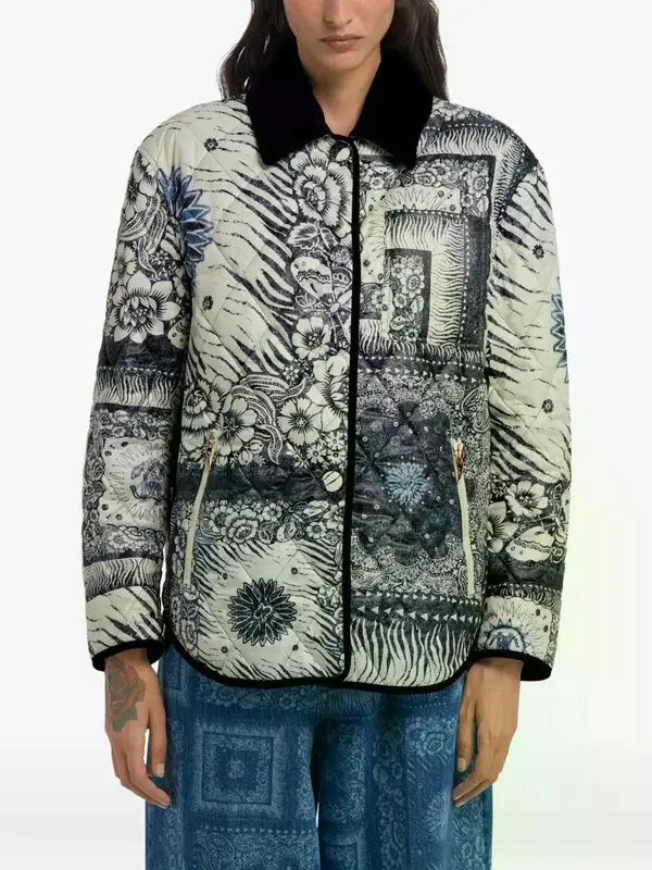 Roberto Cavalli Bandana-print Jacket