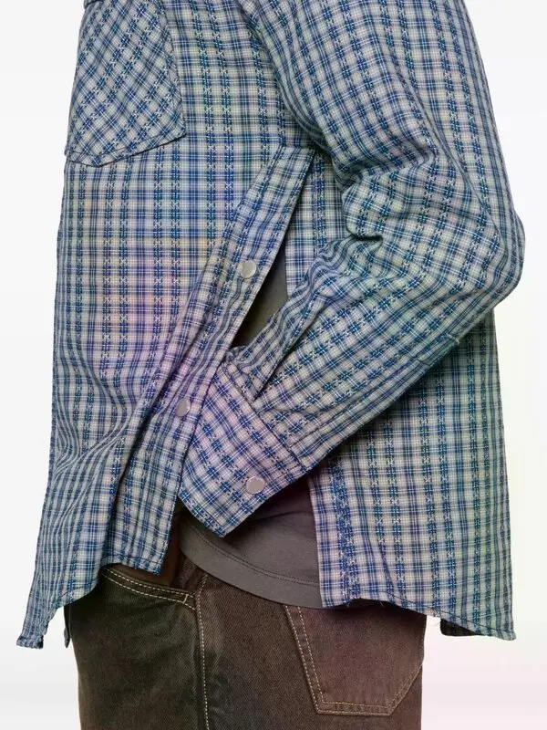 CARRER Checked Chest-pocket Shirt