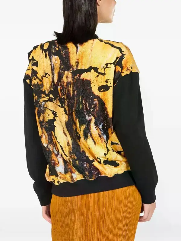 Roberto Cavalli Marble-print Sweatshirt