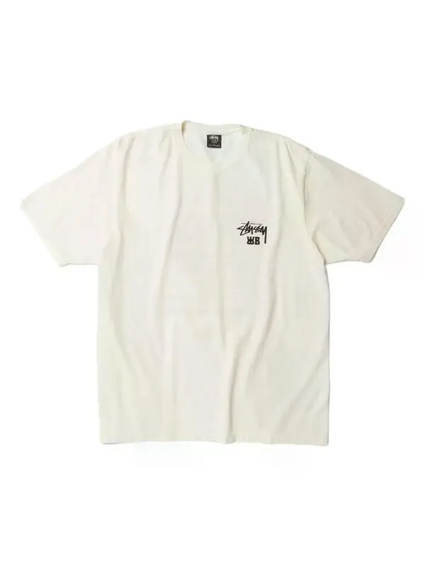StÜssy X Wales Bonner Ocean Song T-shirt - Neutrals