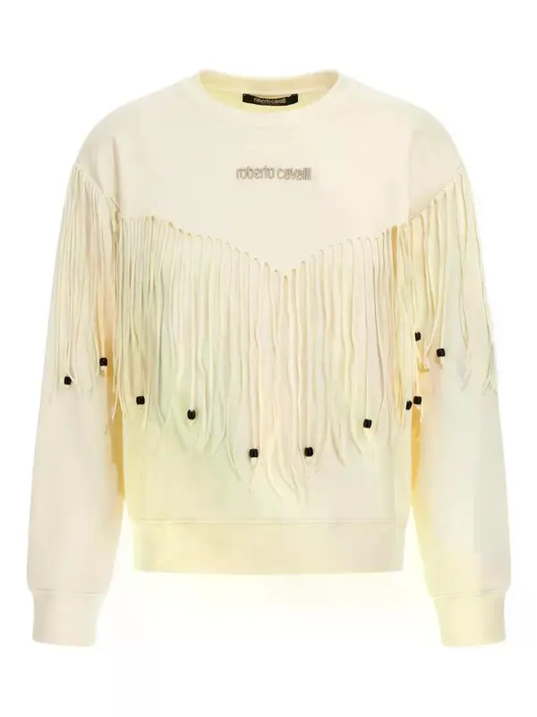 Roberto Cavalli Fringe Sweatshirt