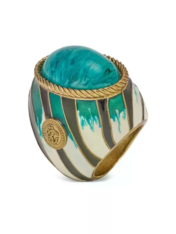 Roberto Cavalli Ray Of Sea Ring - Blue