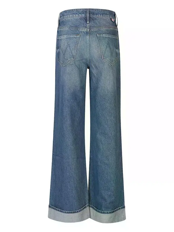 MOTHER Cuffed Denim Jeans