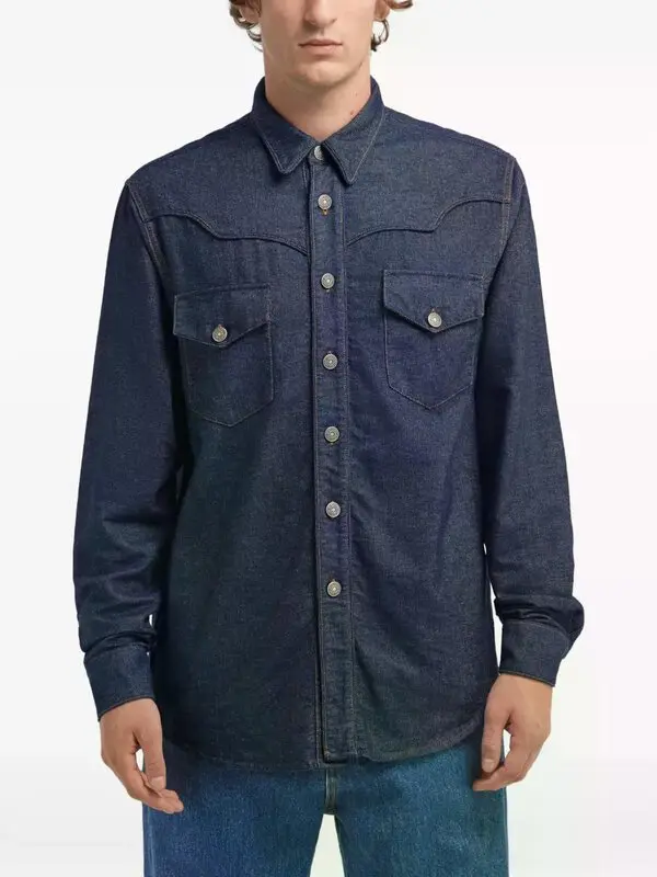 Roberto Cavalli Pocket Jeans Shirt