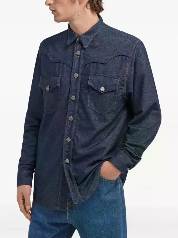 Roberto Cavalli Pocket Jeans Shirt