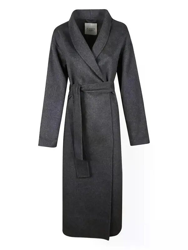 Almada Label Belted Wrap Coat