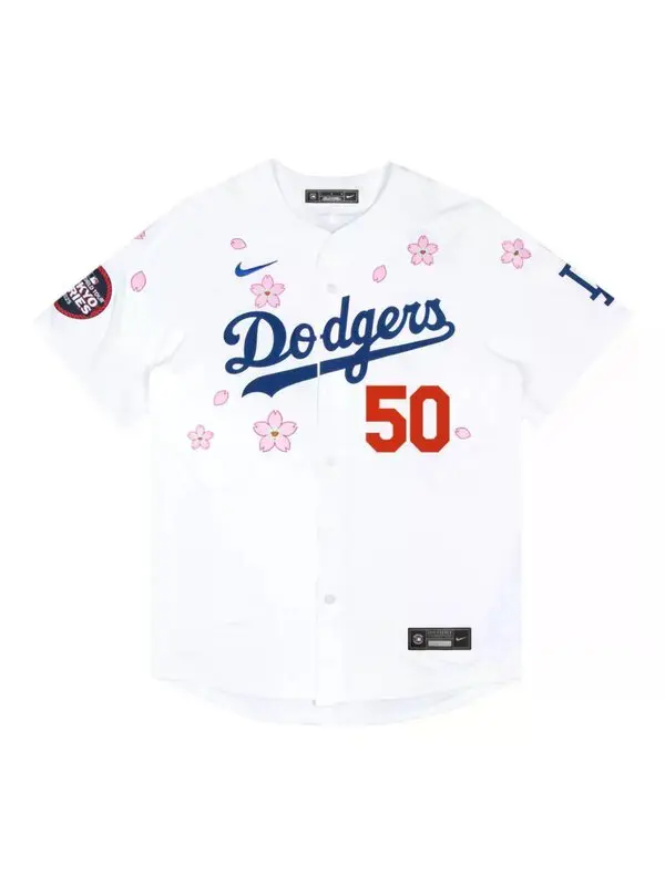 TAKASHI MURAKAMI X Mlb 2025 World Tour Tokyo Series Dodgers Betts Jersey - White