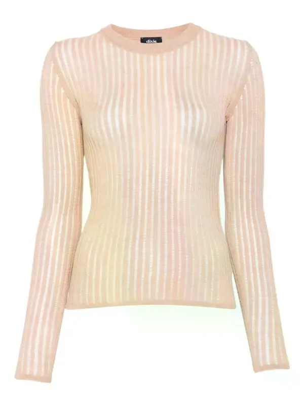Dixie Open-knit Long Sleeve Sweater