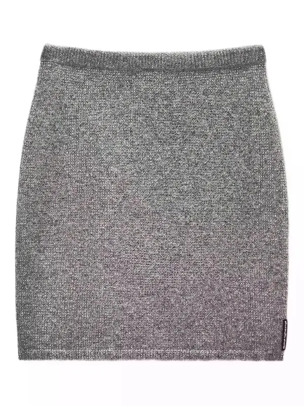 Alexander Wang Ribbed Mini Skirt - Grey
