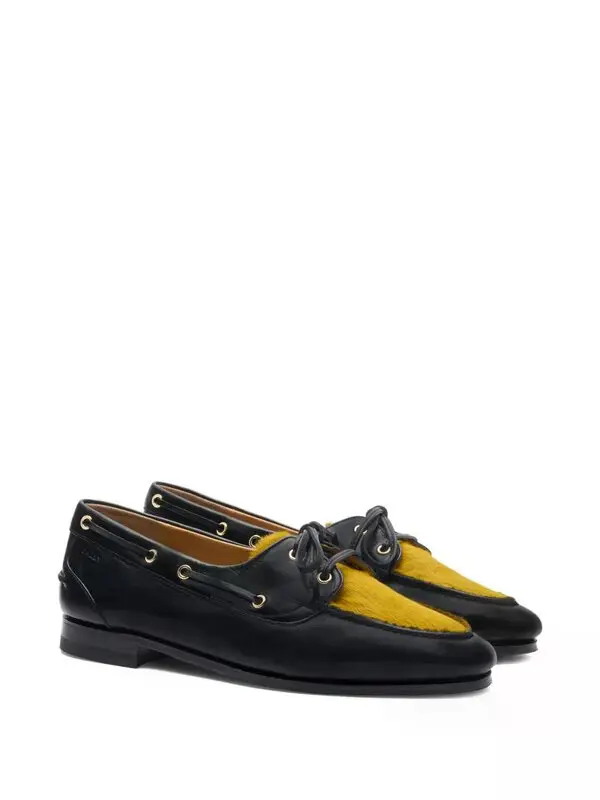 Bally Plume Leather Loafers