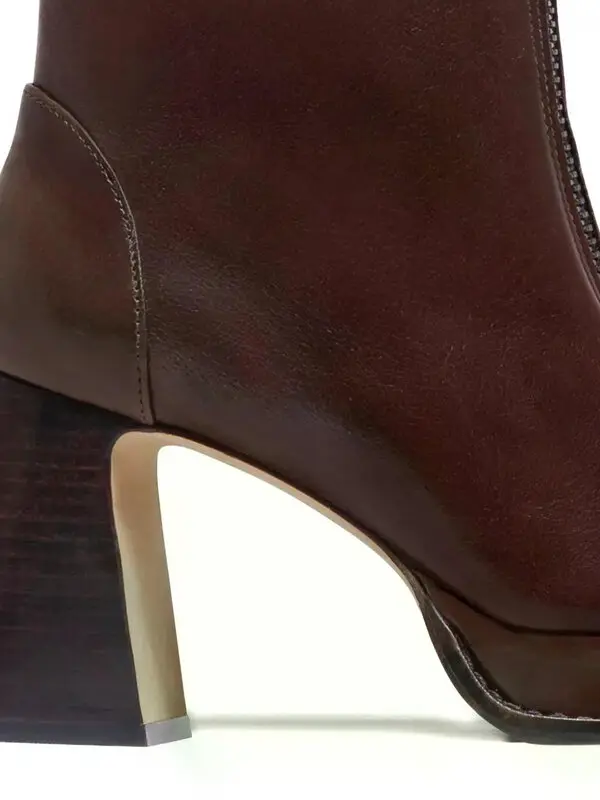 Bernardo Mafalda 95mm Platform Boots - Brown