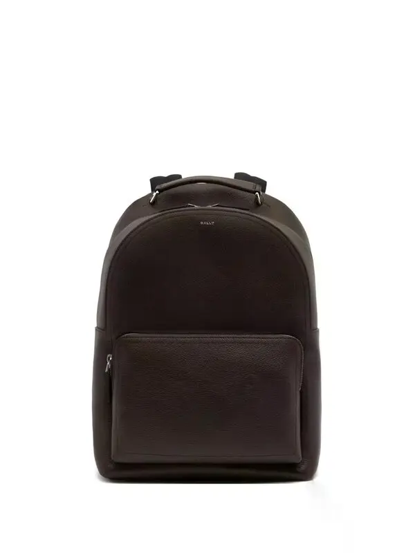Bally Grained-leather Capitol Backpack - Brown