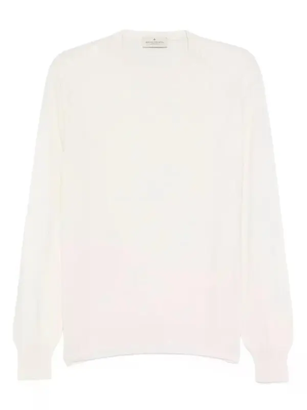 Bruno Manetti Fine-knit Jumper - 019 White