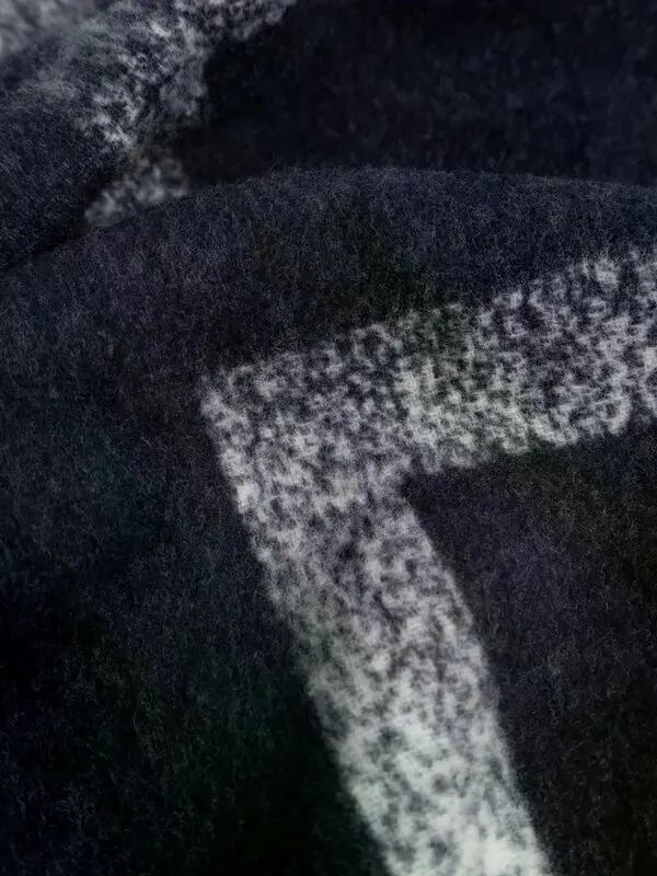 Bally Fringed Logo Scarf