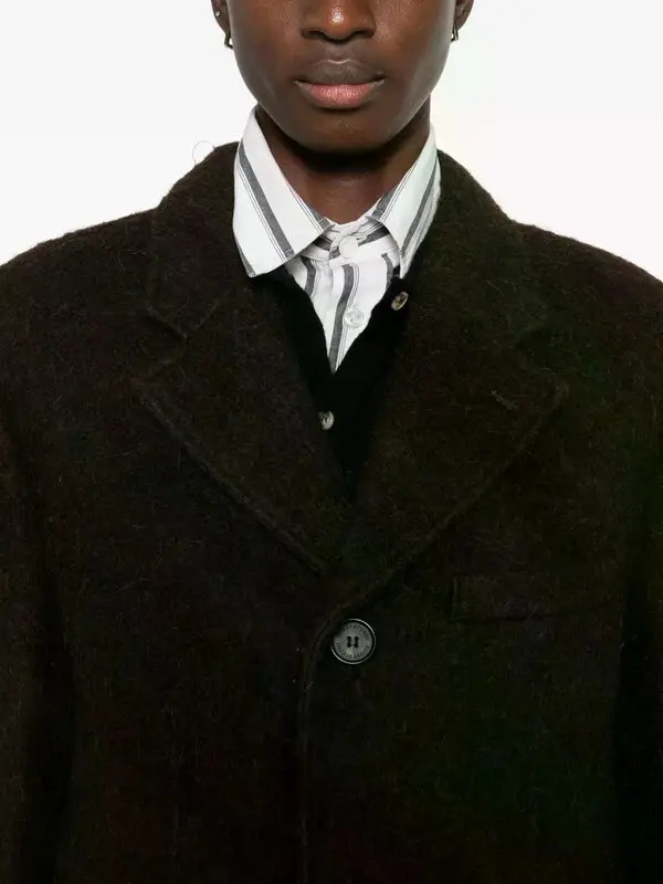 DUNST Alpaca Wool-blend Tailored Coat
