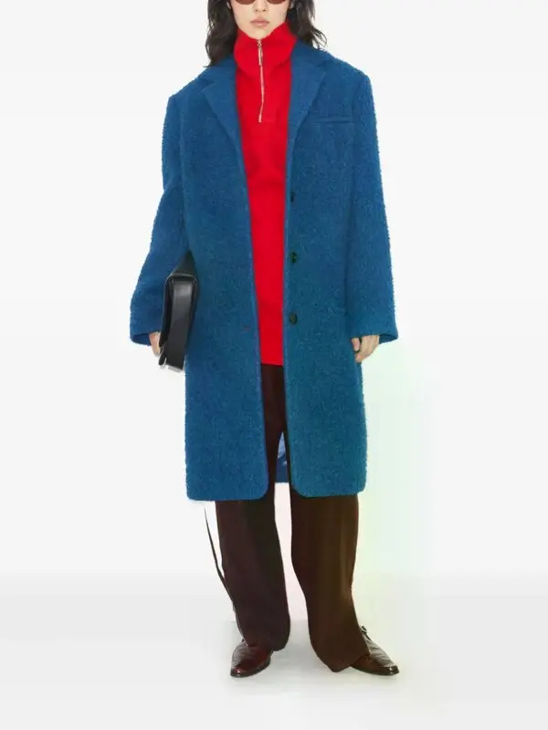 Tory Burch Button Alpaca Wool Coat