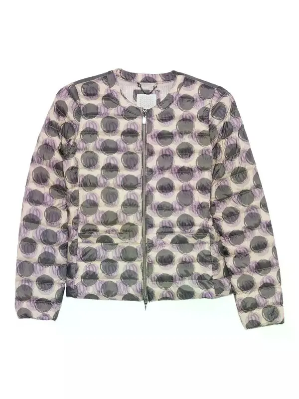 Geox Graphic Print Puffer Jacket