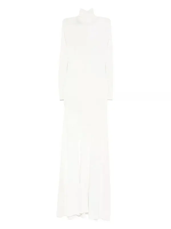 Coperni Ribbed-knit Maxi Dress