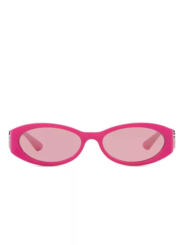 Gucci Oval-frame Sunglasses - Pink