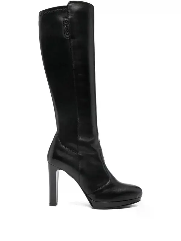 NEROGIARDINI Leather Knee-high Boots