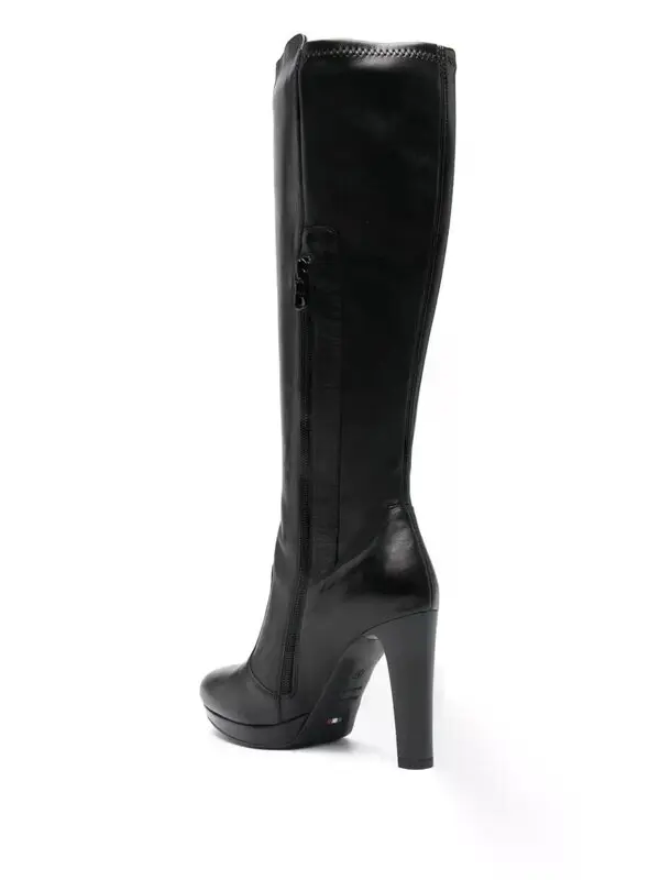 NEROGIARDINI Leather Knee-high Boots