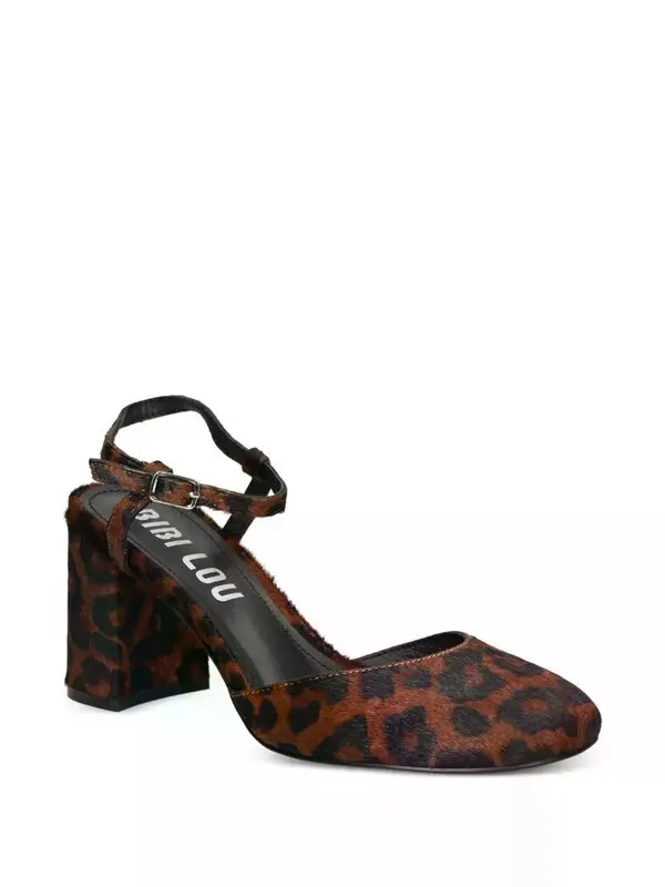BIBI LOU 80mm Leopard-print Pumps