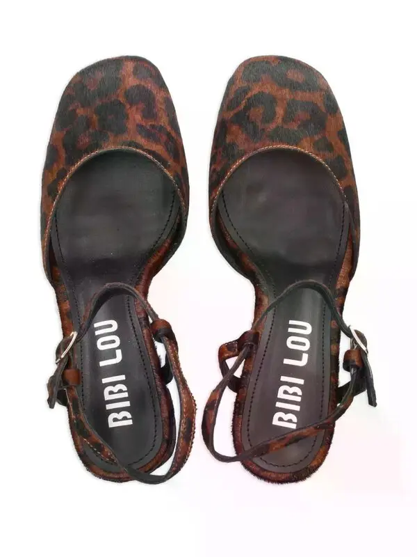 BIBI LOU 80mm Leopard-print Pumps