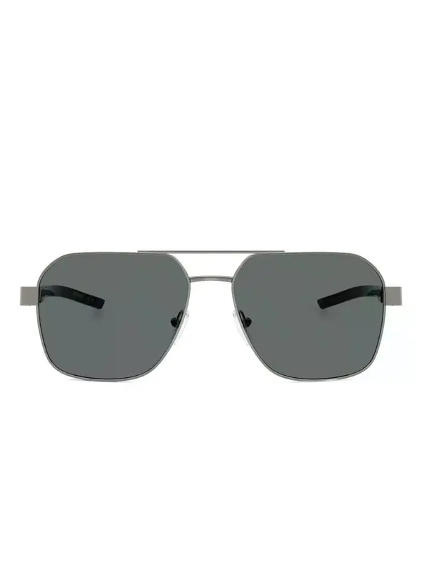 SCUDERIA FERRARI Pilot-frame Sunglasses - Silver