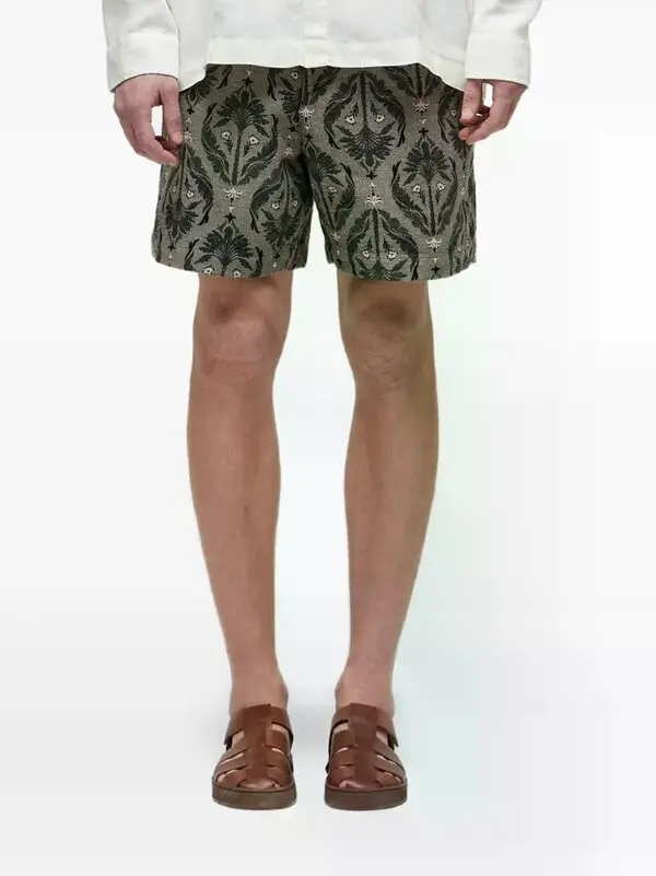 OSKLEN Patterned Jacquard Shorts