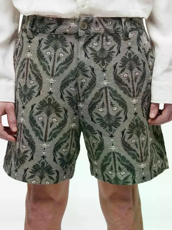 OSKLEN Patterned Jacquard Shorts