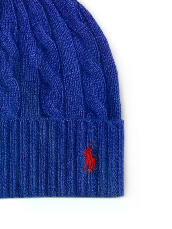 Polo Ralph Lauren Cable-knit Beanie - Blue