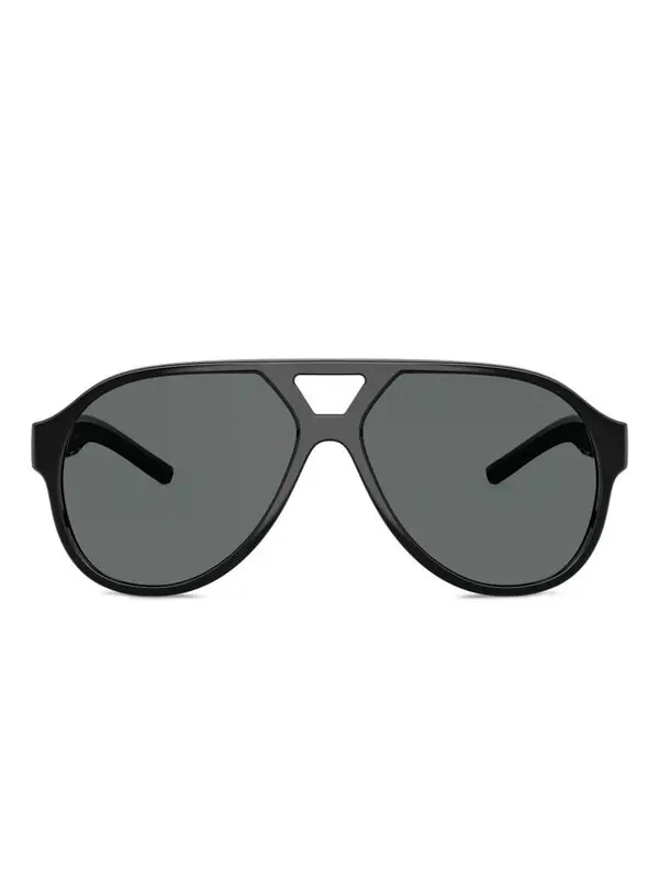 SCUDERIA FERRARI Pilot-frame Sunglasses - Black
