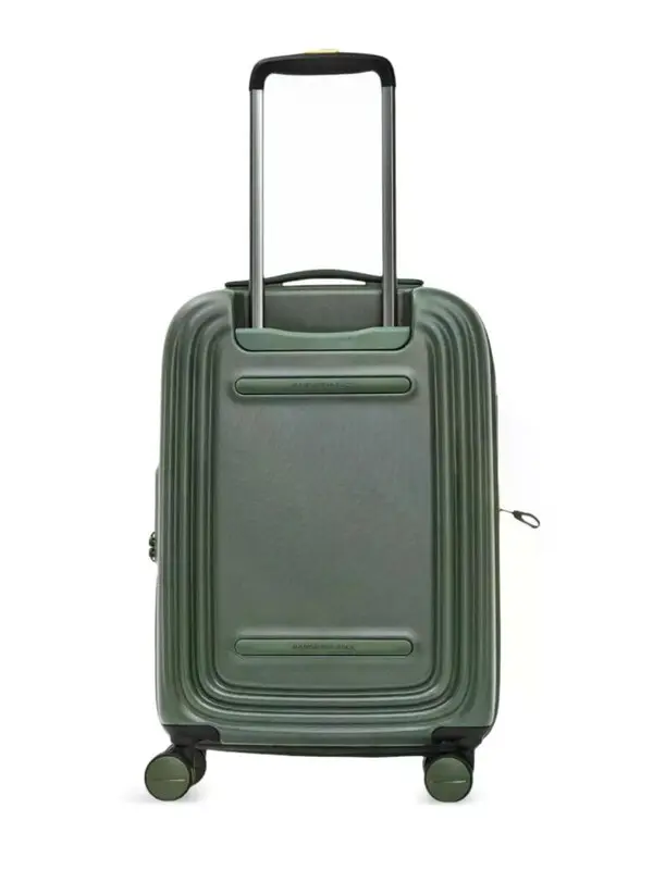 MANDARINA DUCK Logoduck Ribbed Trolley Suitcase - Green