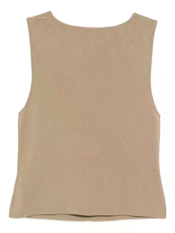 AYA MUSE Cowl-neck Tank Top
