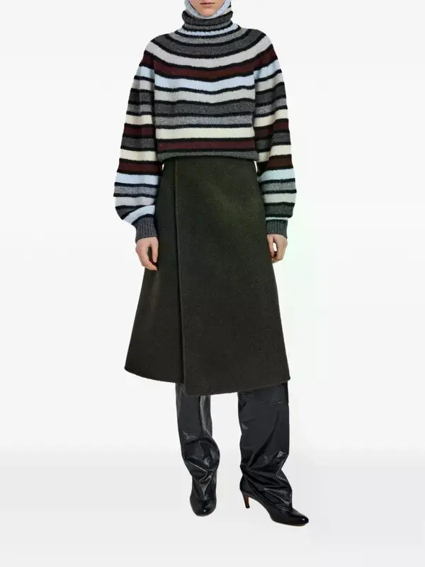 Proenza Schouler Danea Striped Roll-neck Sweater