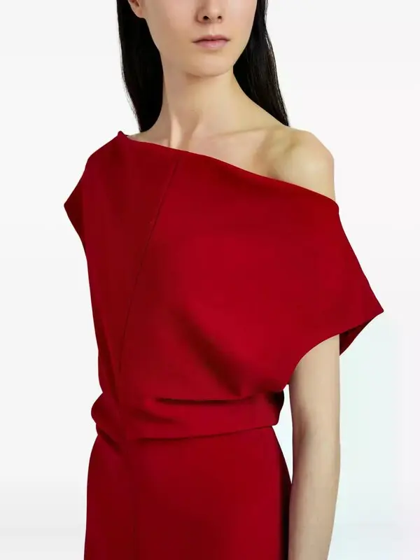 Proenza Schouler Rosina One-shoulder Gown - Red