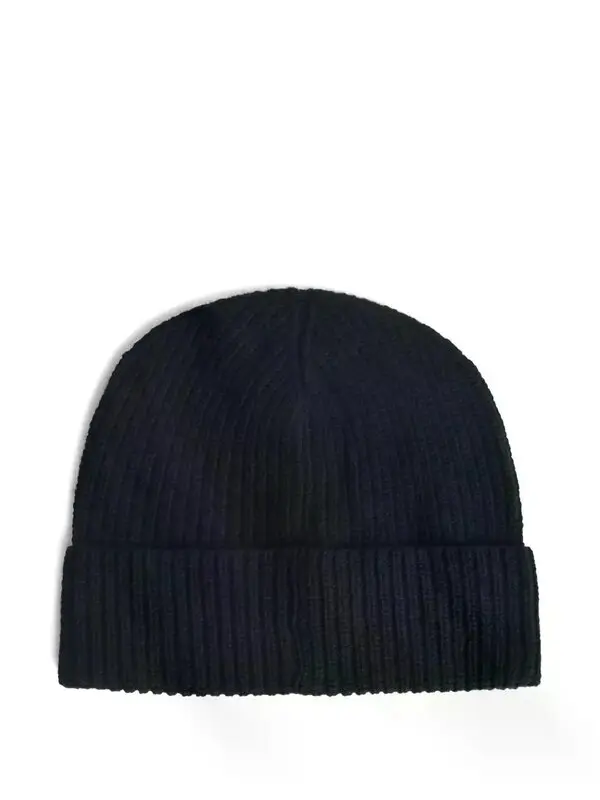 SEVEN GAUGE Ribbed Turn-up Beanie - Black