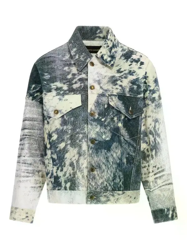 Roberto Cavalli Appaloosa Print Jacket