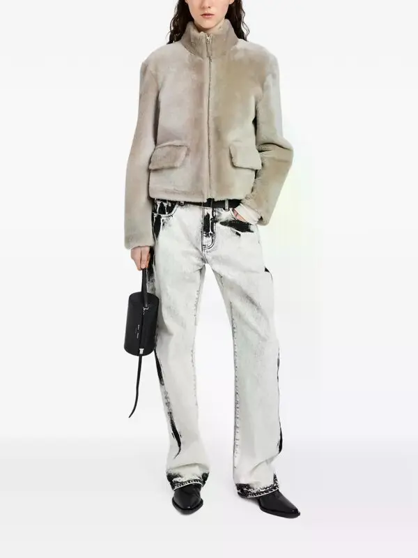 Proenza Schouler White Label Scarlett Shearling Jacket - Neutrals