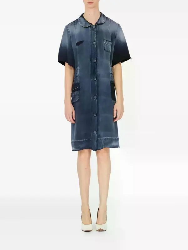 MAISON MARGIELA Button-fastening Midi Dress