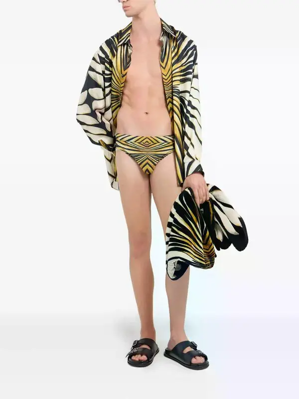 Roberto Cavalli Print Sea Swim Trunks