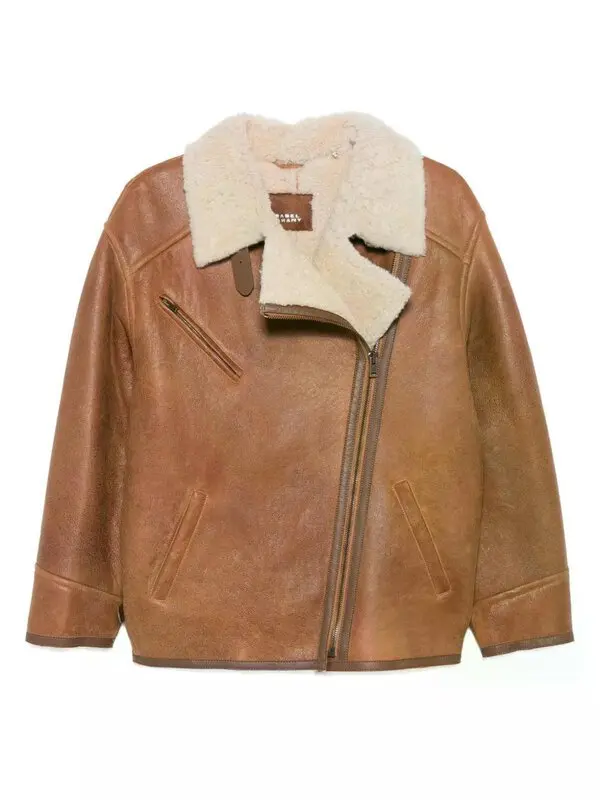 Isabel Marant Shearling Zip-front Jacket