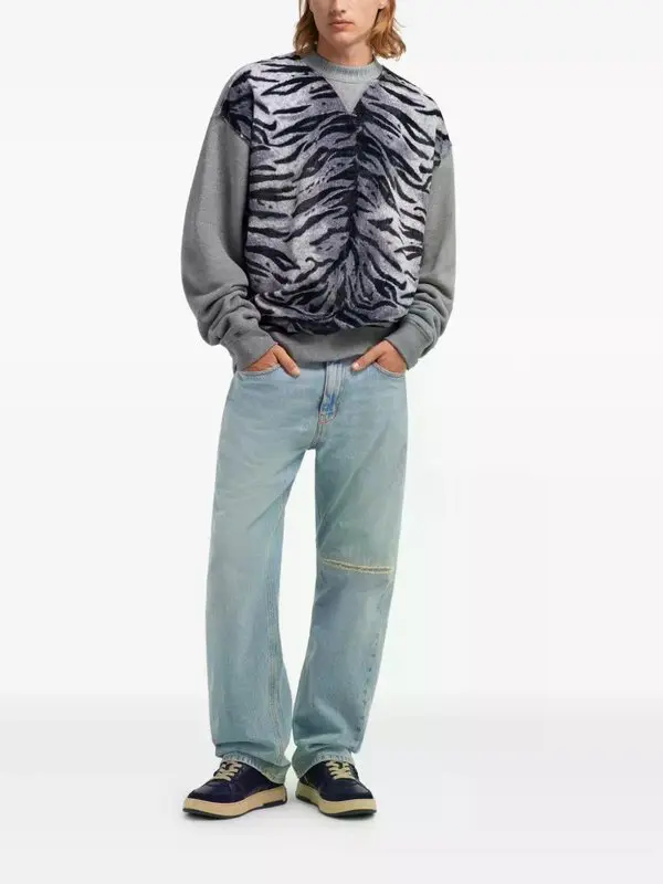 Roberto Cavalli Zebra-print Sweatshirt