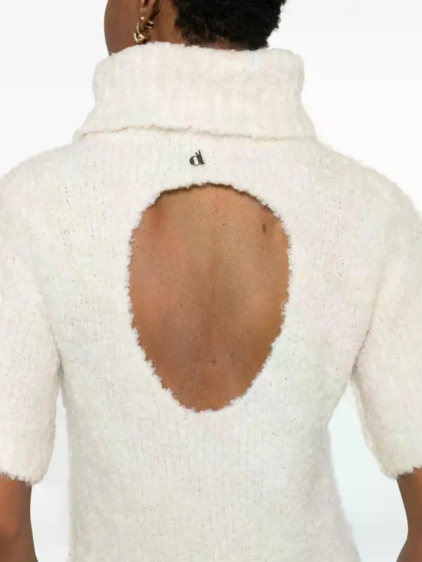 Dixie Roll-neck Knitted Top